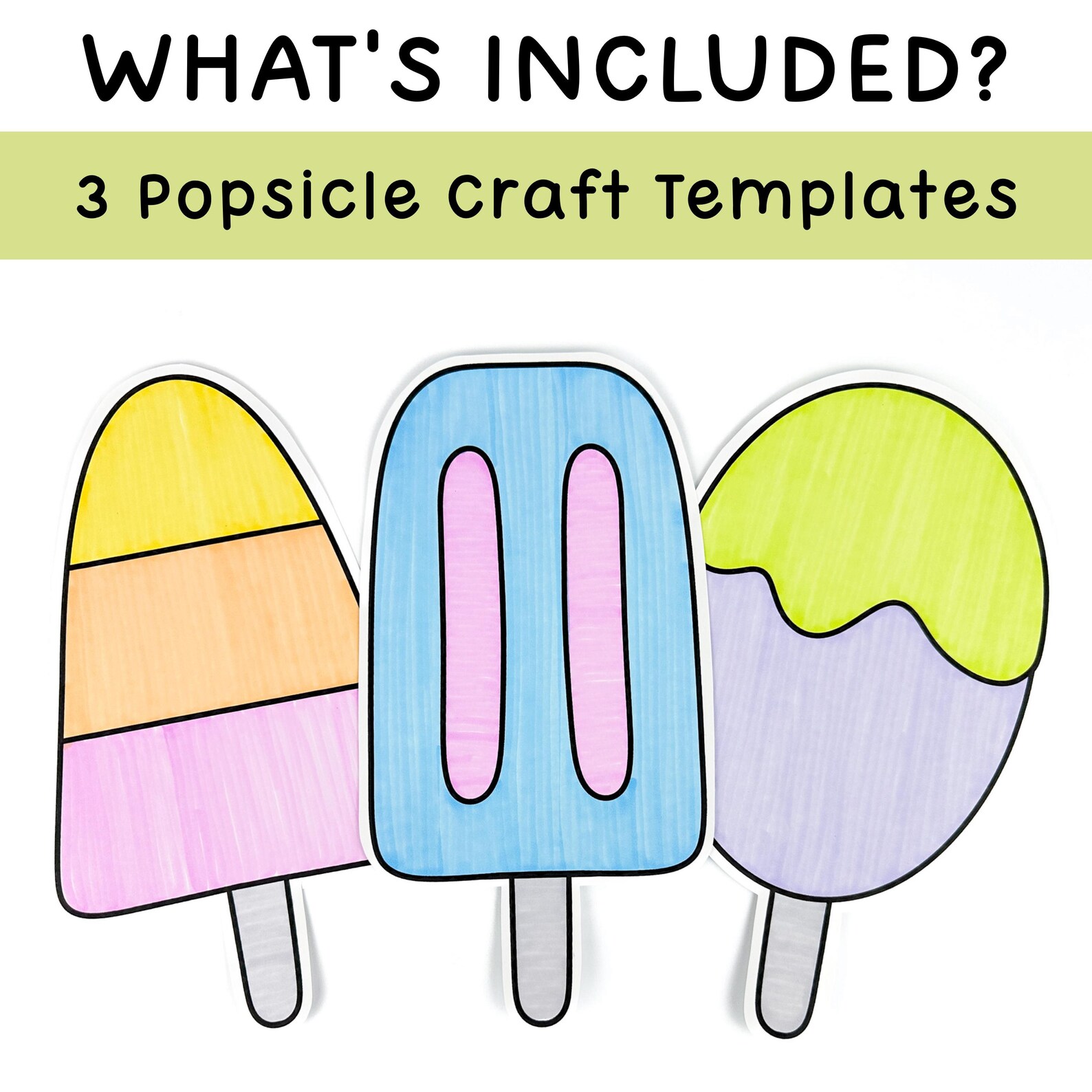 Summer Popsicle Writing Craft, Summer Bulletin Board & End of Year ...