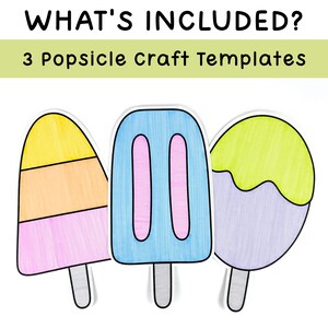 Summer Popsicle Writing Craft, Summer Bulletin Board & End of Year ...
