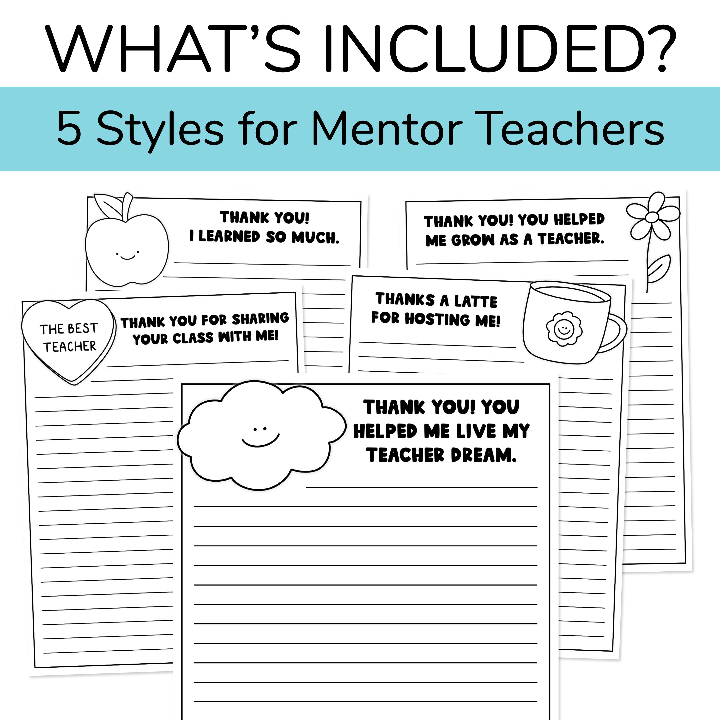 Student Teacher Goodbye Letter for Student Teacher Gift to Students ...