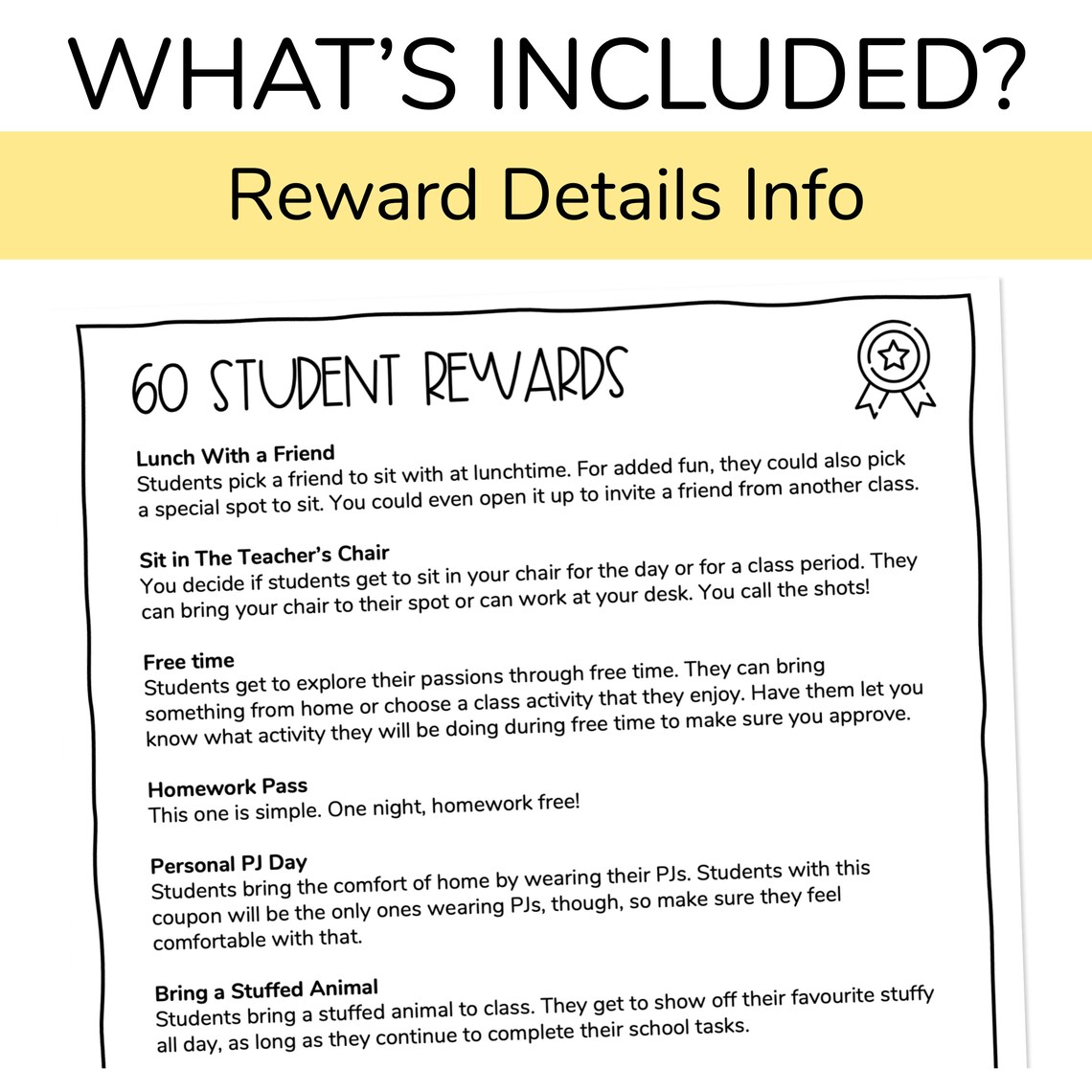 Classroom Reward System - Reward Coupons for Classroom Management - Etsy