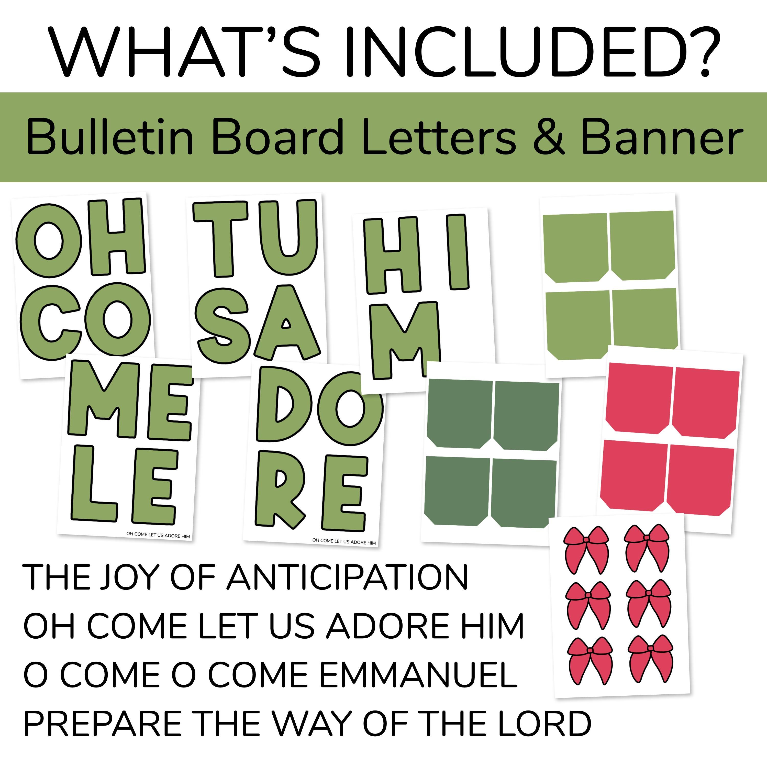 Advent Wreath Craft & Bulletin Board Make the Perfect Catholic Advent ...