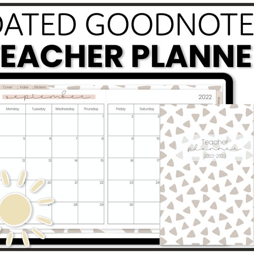 Digital Teacher Planner - Etsy