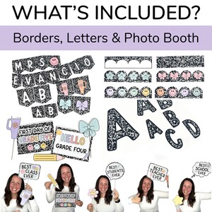 Composition Notebook Classroom Decor Bundle | Bulletin Board Letters ...
