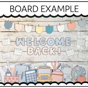 Back to School Bulletin Board Kit With a Student Back to School ...
