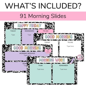 400+ Composition Notebook Google Slides Templates for Teachers ...