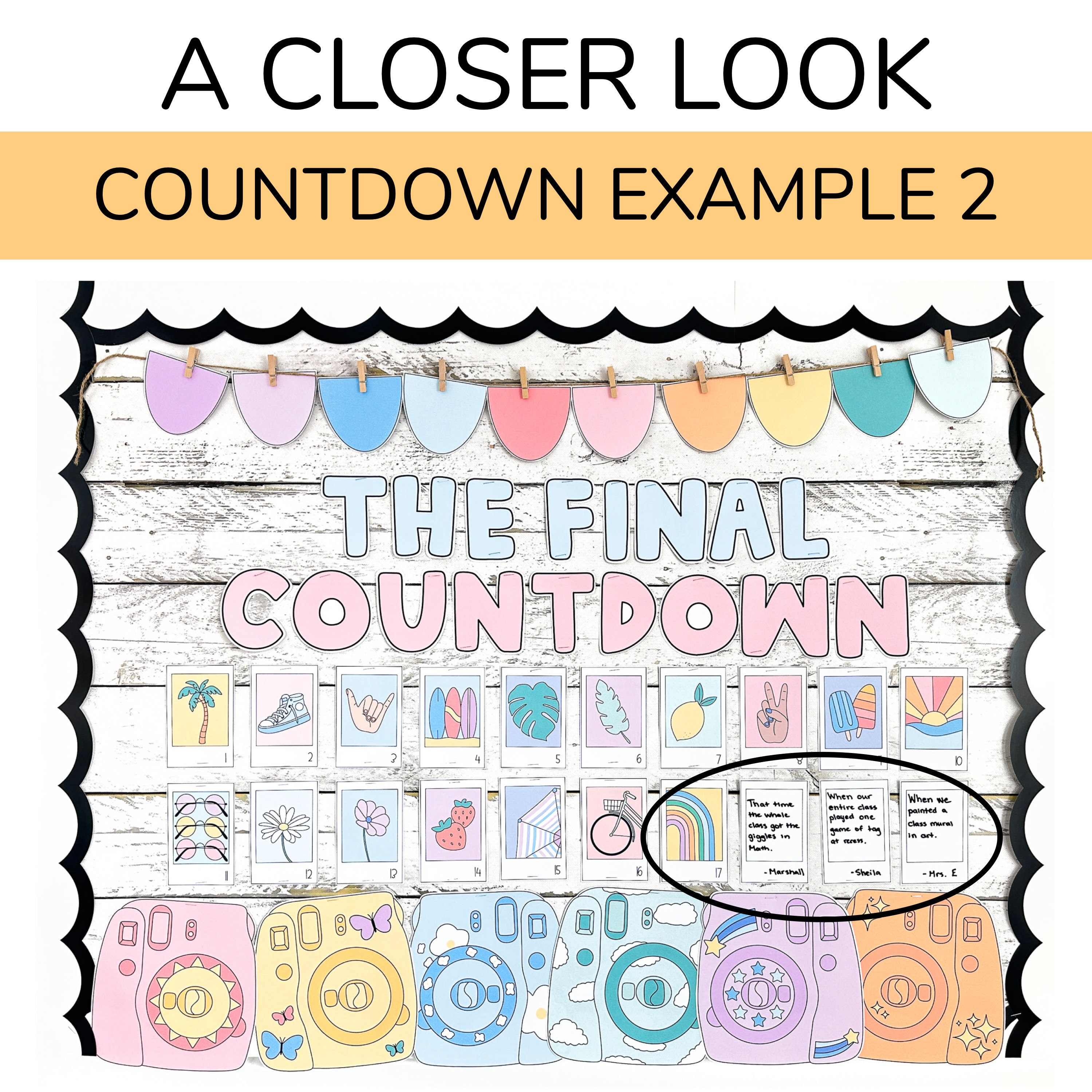 Summer Bulletin Board Summer Countdown Bulletin Board Summer Classroom ...