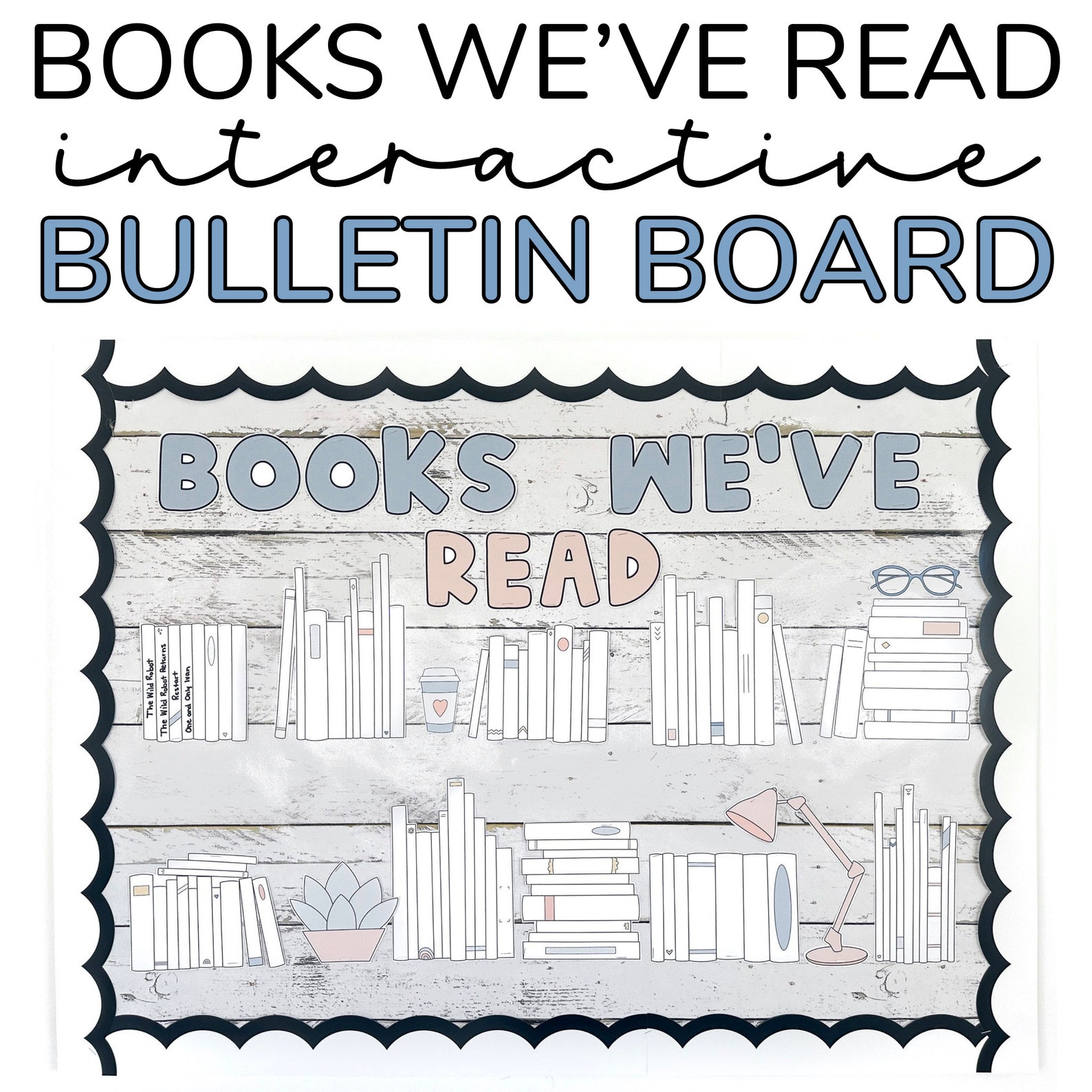 Books We've Read Bulletin Board Kit | Books We Have Read Display ...