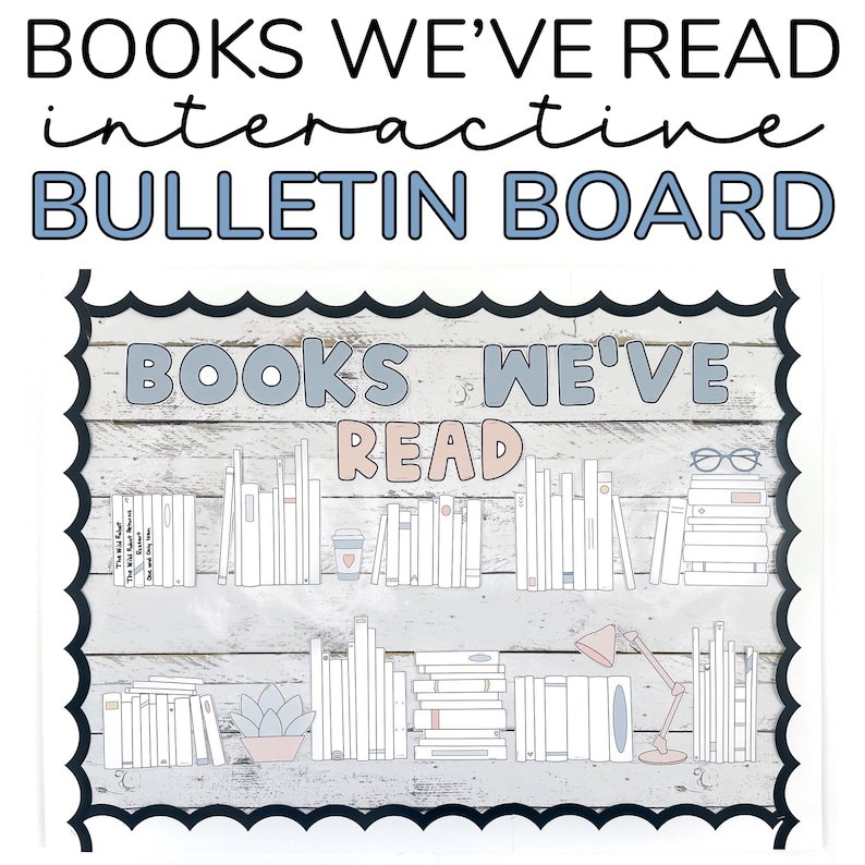 Books We've Read Bulletin Board Kit | Books We Have Read Display ...