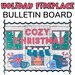 Christmas Bulletin Board Kit & Fireplace Bulletin Board - Etsy