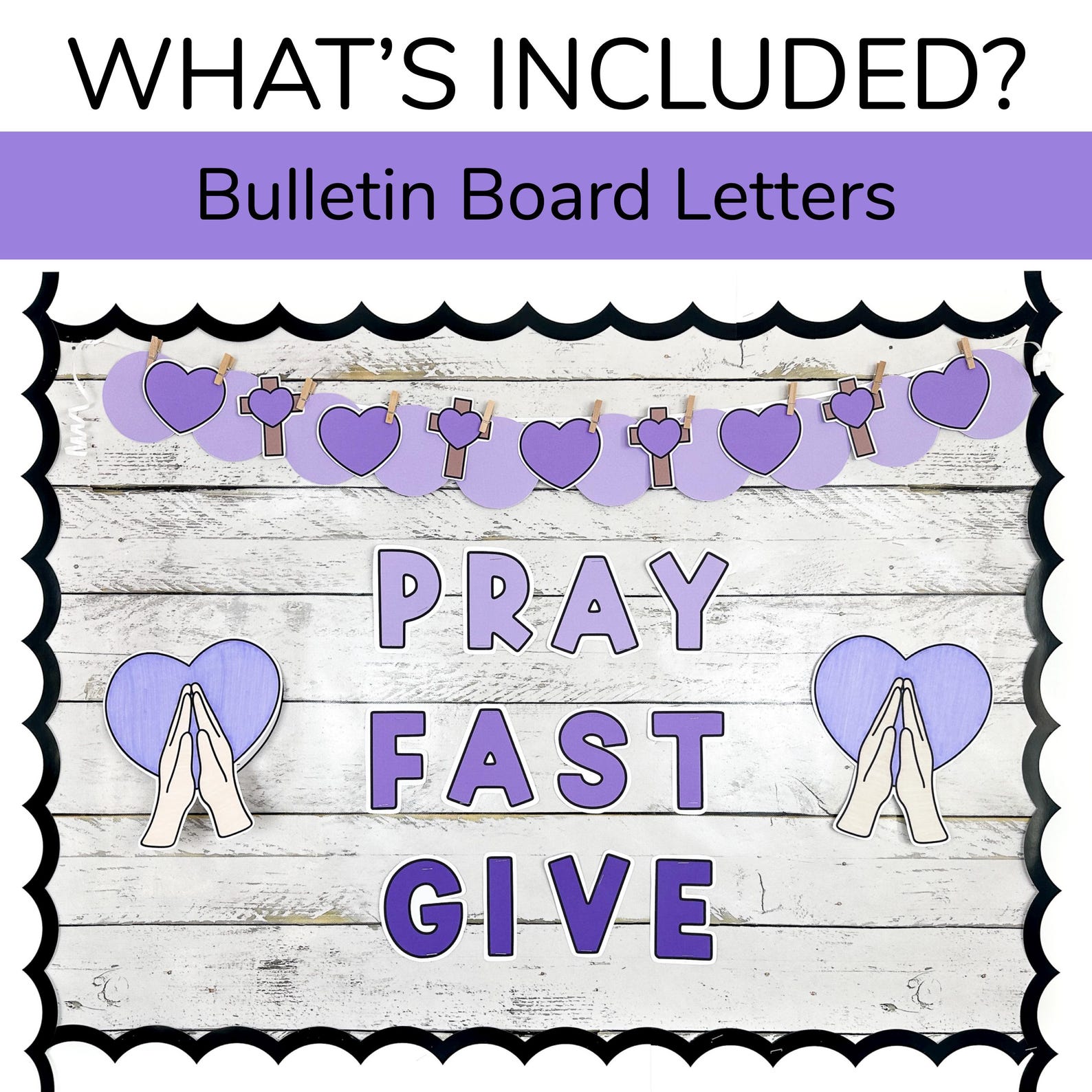 Lent Bulletin Board & Lent Craft for Kids - Etsy
