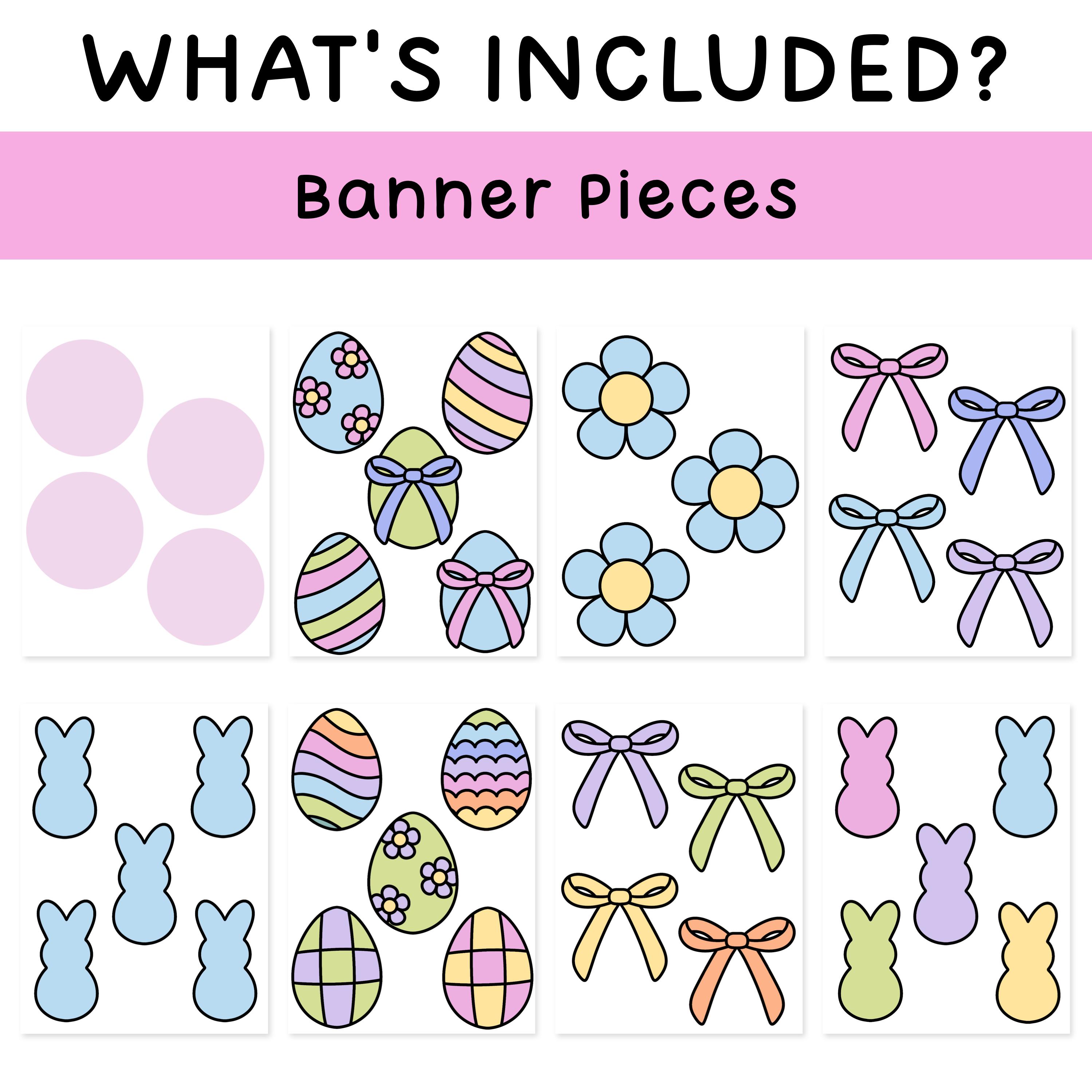 Easter Bulletin Board and Craft, Easter Egg April Bulletin Board - Etsy