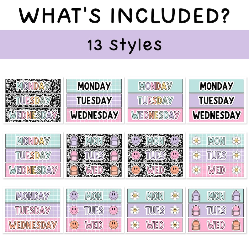 Composition Notebook Decor 10 & 12 Drawer Rolling Cart Labels ...