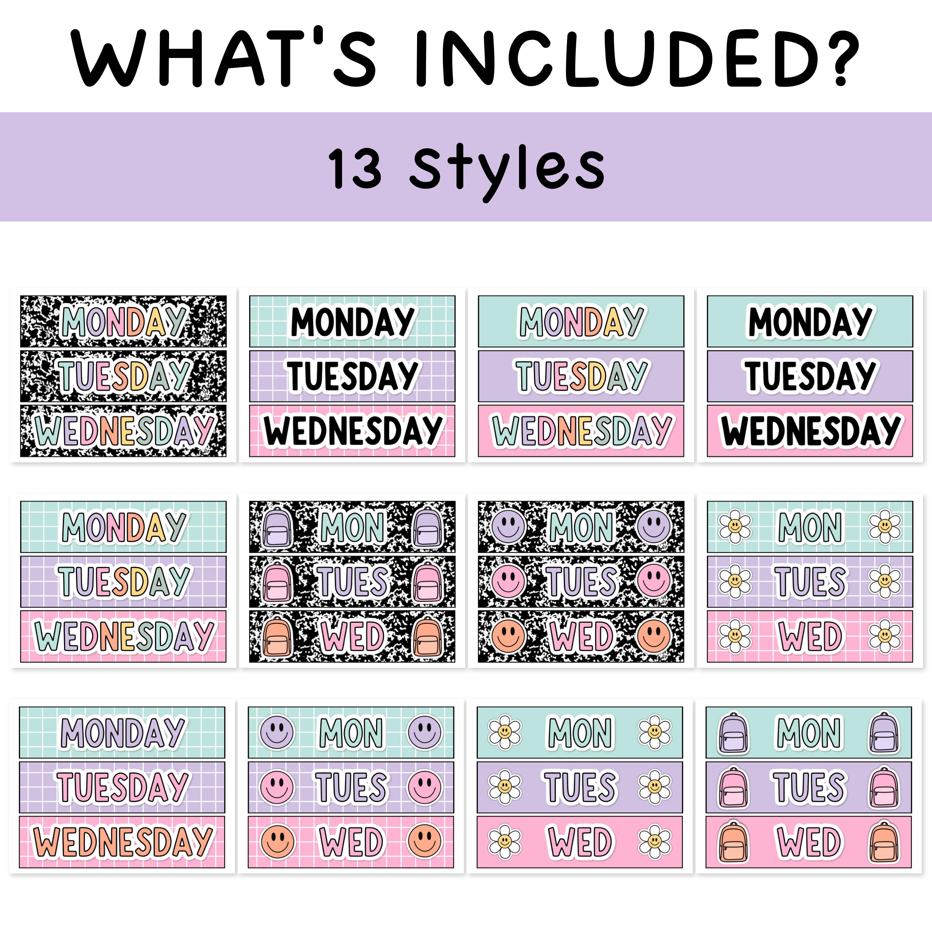 Composition Notebook Decor 10 & 12 Drawer Rolling Cart Labels ...