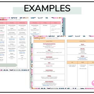 Floral Google Slides Teacher Planner | Undated Digital Teacher Planner ...