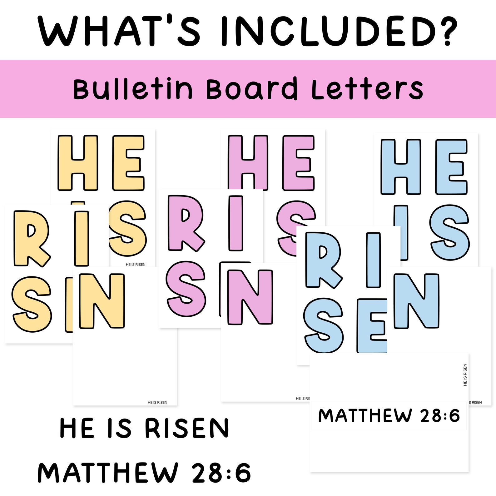 Catholic and Christian Easter Bulletin Board & Writing Craft - Etsy