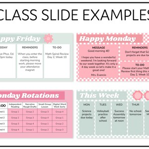 Retro Classroom Google Slides™ Template for Teachers Including Morning ...