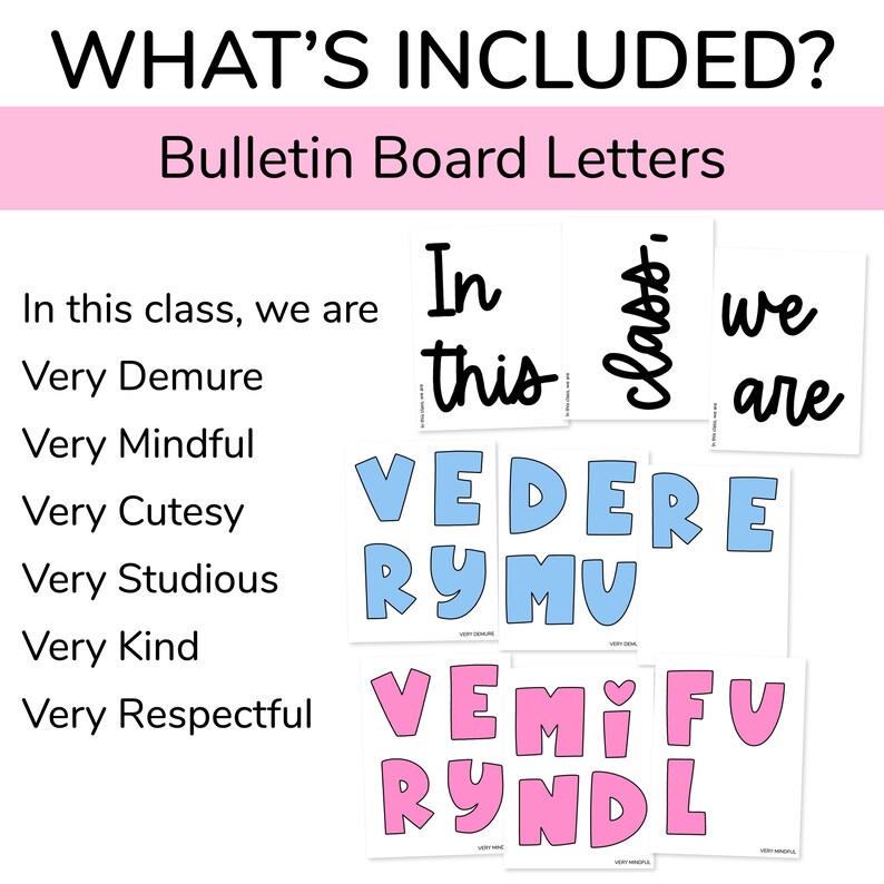 Very Demure Very Mindful Bulletin Board for Classroom Decor - Etsy