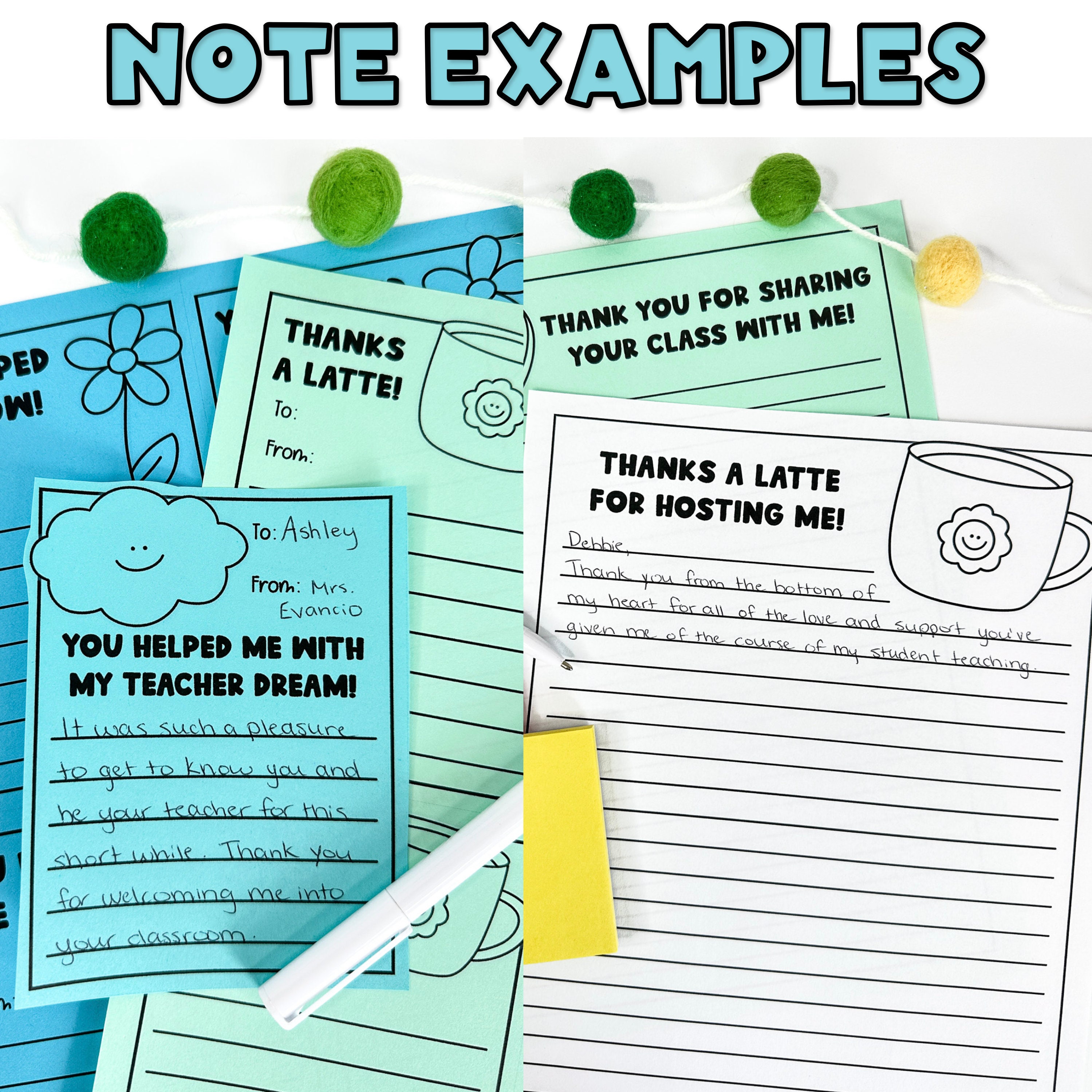 Student Teacher Goodbye Letter for Student Teacher Gift to Students ...