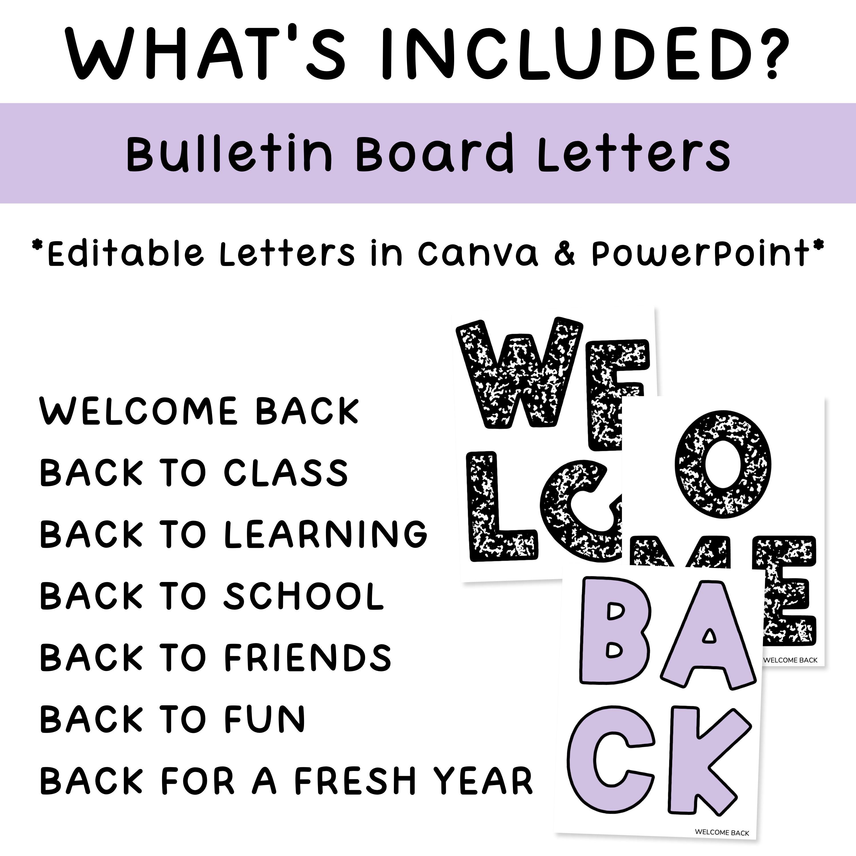 Composition Notebook Welcome Back to School Bulletin Board for Pastel ...