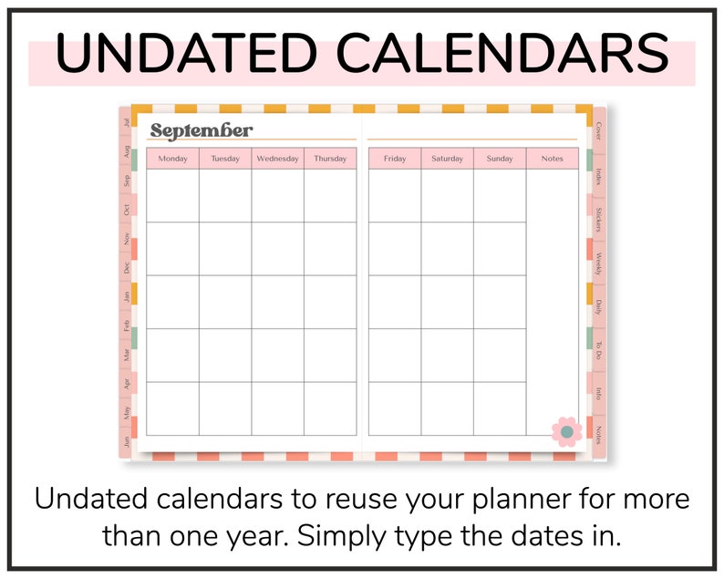 Retro Digital Teacher Planner, Google Slides Teacher Planner, Retro ...