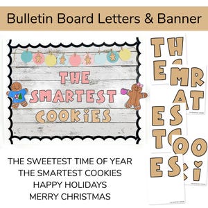 Gingerbread Man Craft as A Winter Bulletin Board, Christmas Bulletin ...