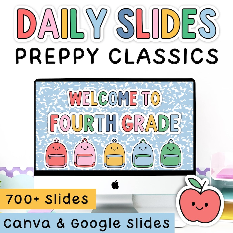 Classroom Teacher Slides in Google Slides or Canva - Daily Slides and ...
