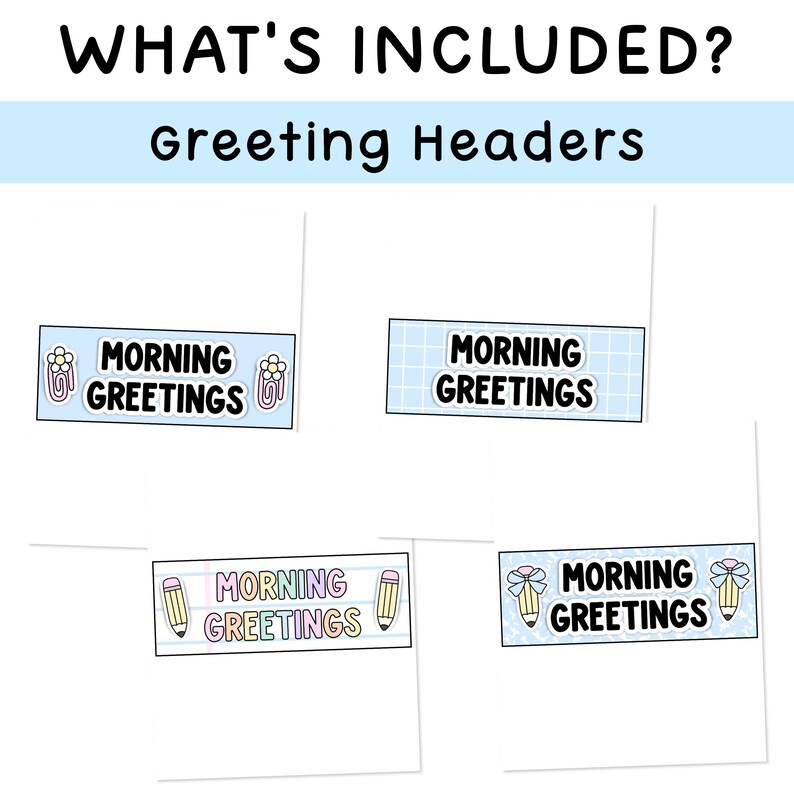 Morning Greeting Choices Posters | Pastel Morning Meeting Greetings for ...