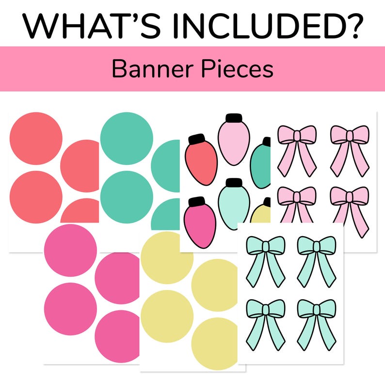 Christmas Bulletin Board Kit With Christmas Trees, Christmas Lights ...