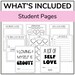 Valentines Activity Including Student Self Love Valentines Worksheets ...