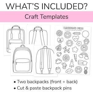Backpack Writing Craft for Welcome Back to School Bulletin Board - Etsy UK