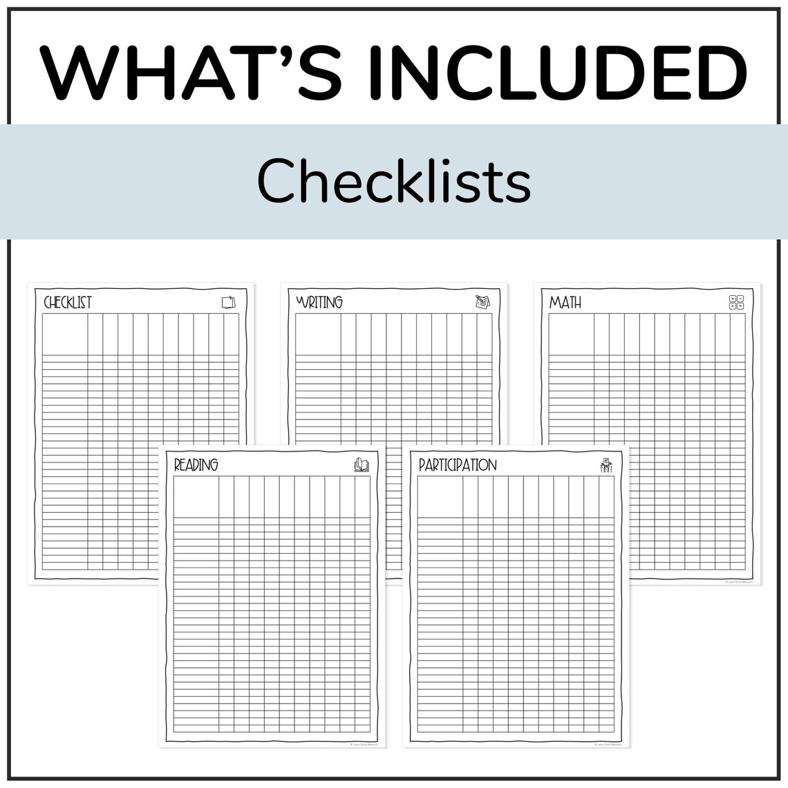 Teacher Binder Including Gradebook Templates, Classroom Checklist Pages ...