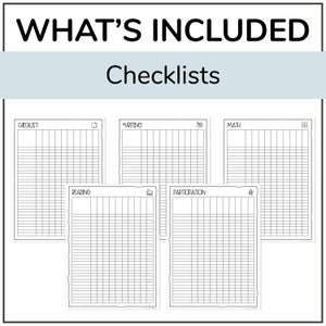 Teacher Binder Including Gradebook Templates, Classroom Checklist Pages ...