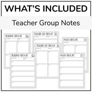 Digital Teacher Binder for Teacher Notes, Student Observations and ...