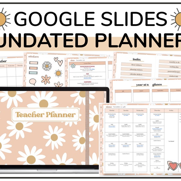 Teacher Planner - Etsy