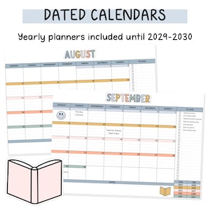 Digital Teacher Planner: A Google Sheets Teacher Planner for 2025-2026 ...