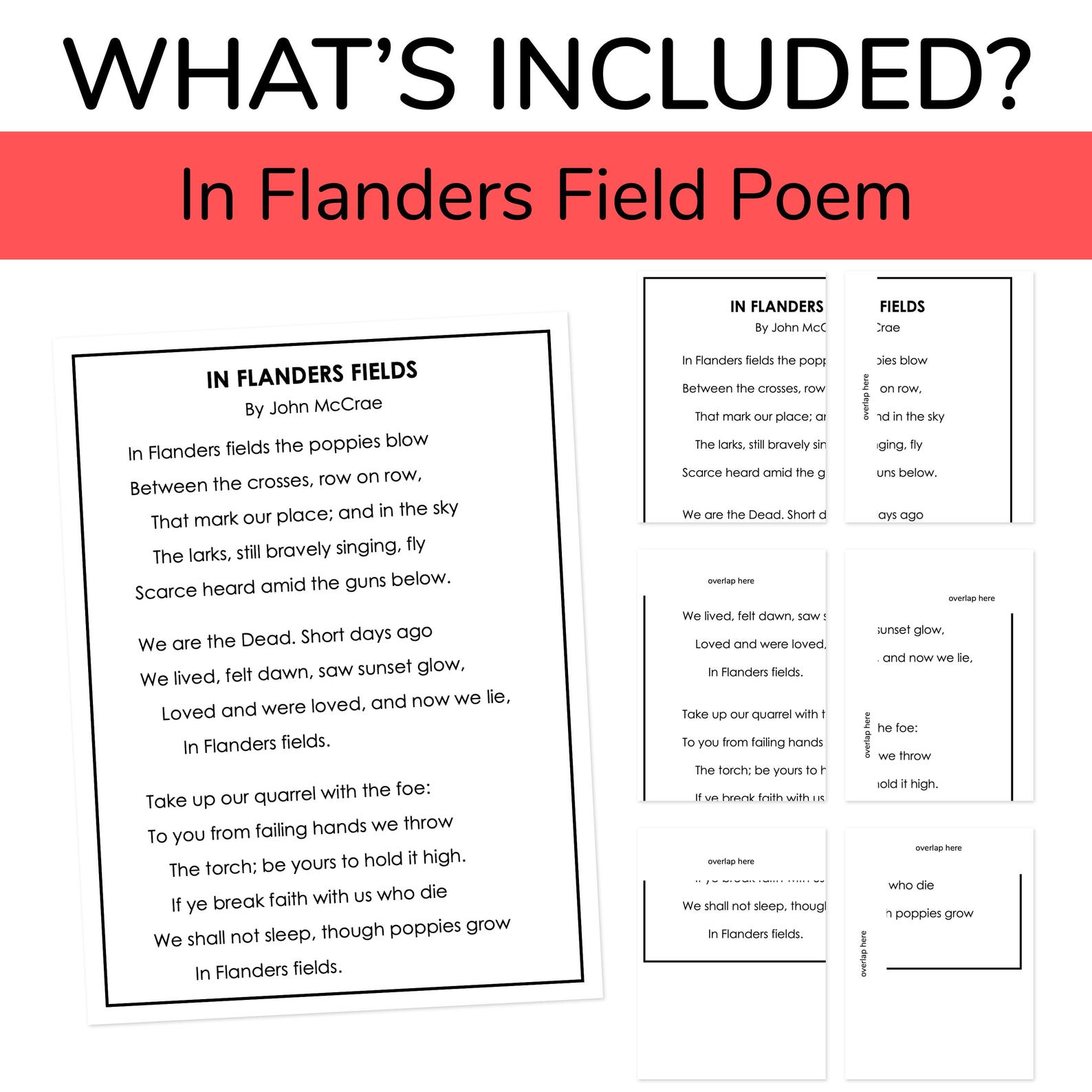 Remembrance Day Canada - in Flanders Fields Remembrance Day Bulletin ...