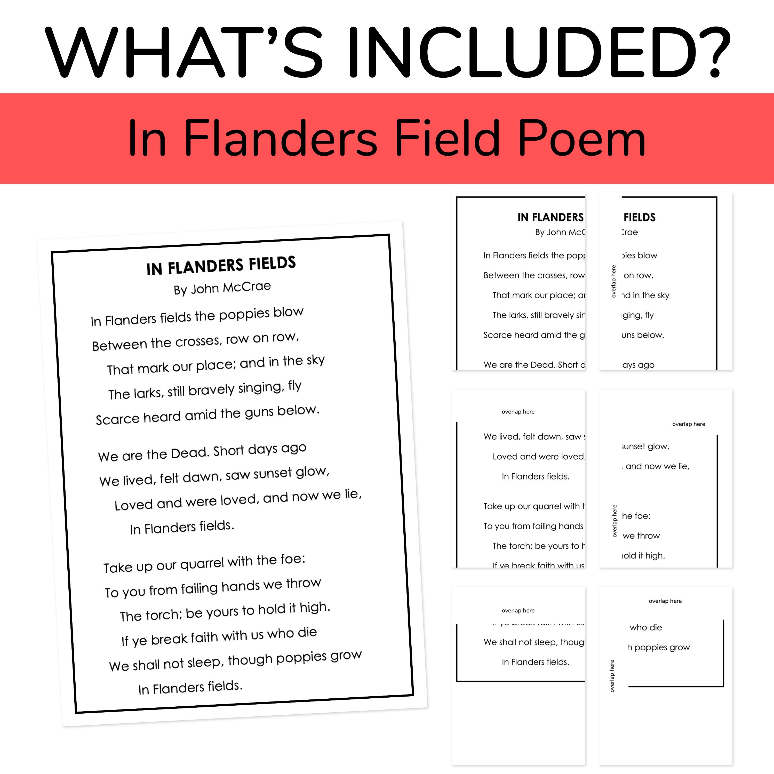 Remembrance Day Canada - in Flanders Fields Remembrance Day Bulletin ...