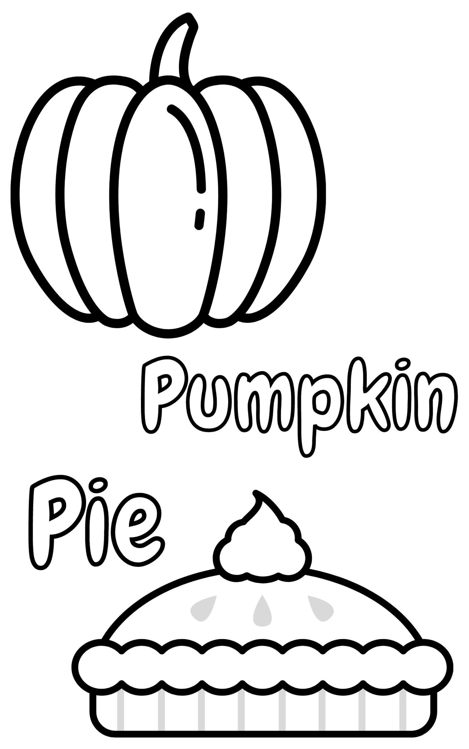 Thanksgiving Coloring Pages for Kids 4 Instant Download Pages - Etsy