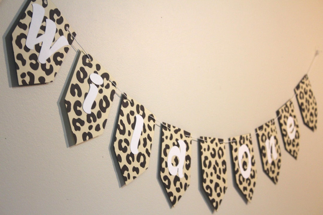 Animal Print, Leopard Print, Reptile Print Party/event Bunting, Wild ...