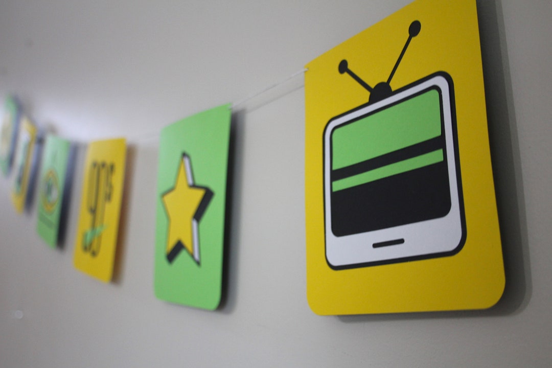 90's Nostalgia Party Bunting/banner, 90's Party, Retro - Etsy