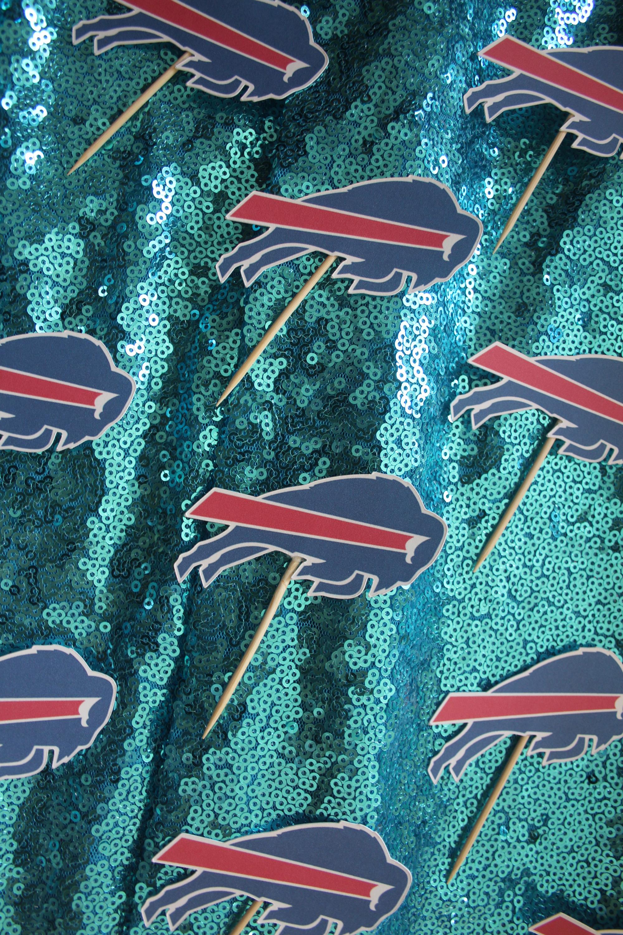 Buffalo Bills Food Picks/toppers - Etsy