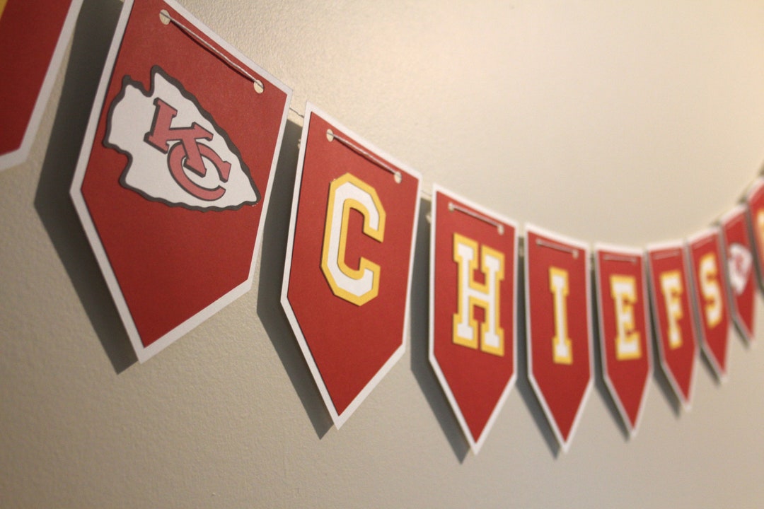 Kansas City Chiefs CUSTOMIZABLE Football Banner - Etsy