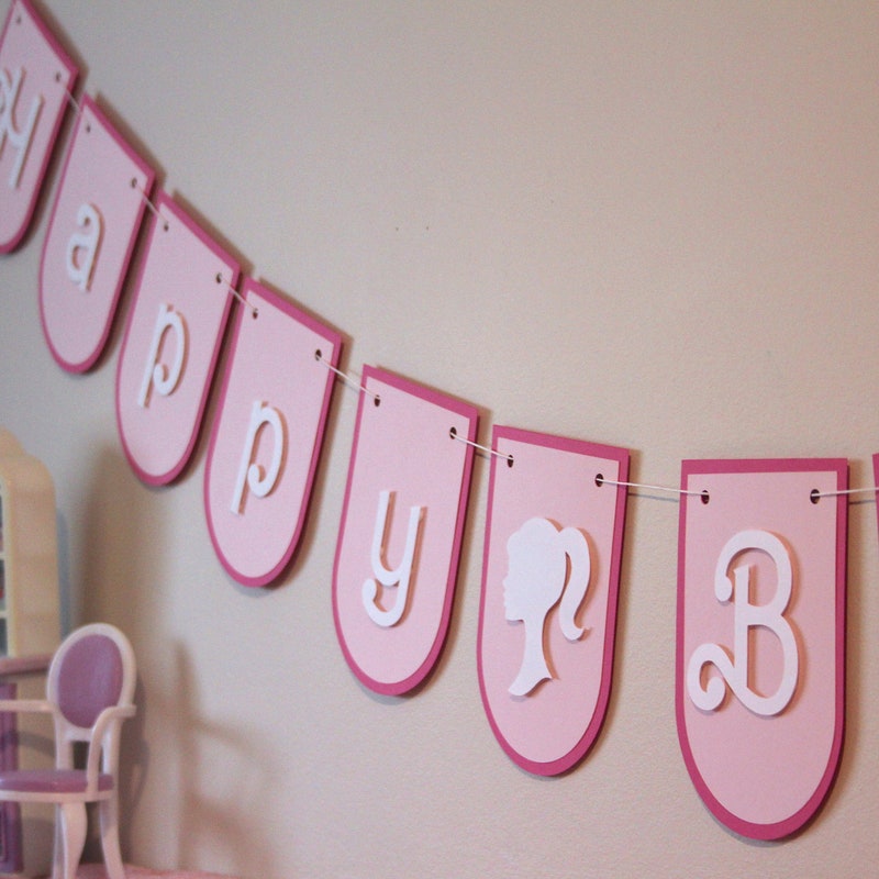 Barbie Banner - Etsy