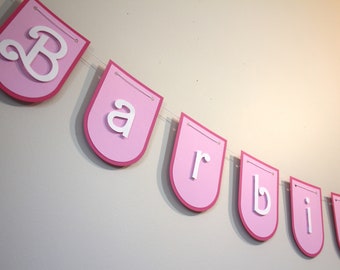 Barbie Barbie 3D Letters Barbie Party Barbie Birthday - Etsy Canada