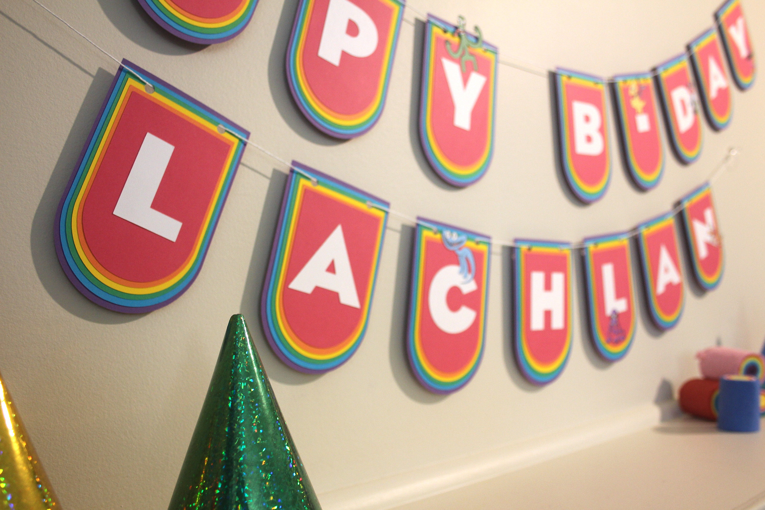 Roblox Rainbow Friends CUSTOMIZABLE Bunting/banner - Etsy