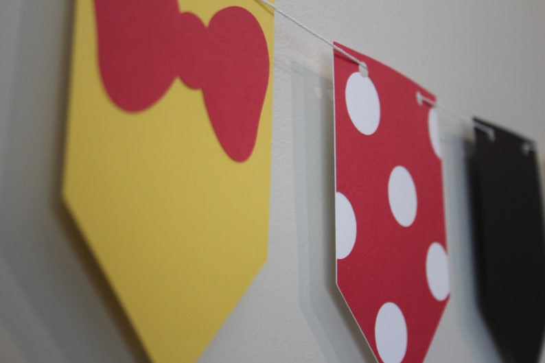 Banderines o pancartas para fiestas o eventos inspirados en Mickey y ...