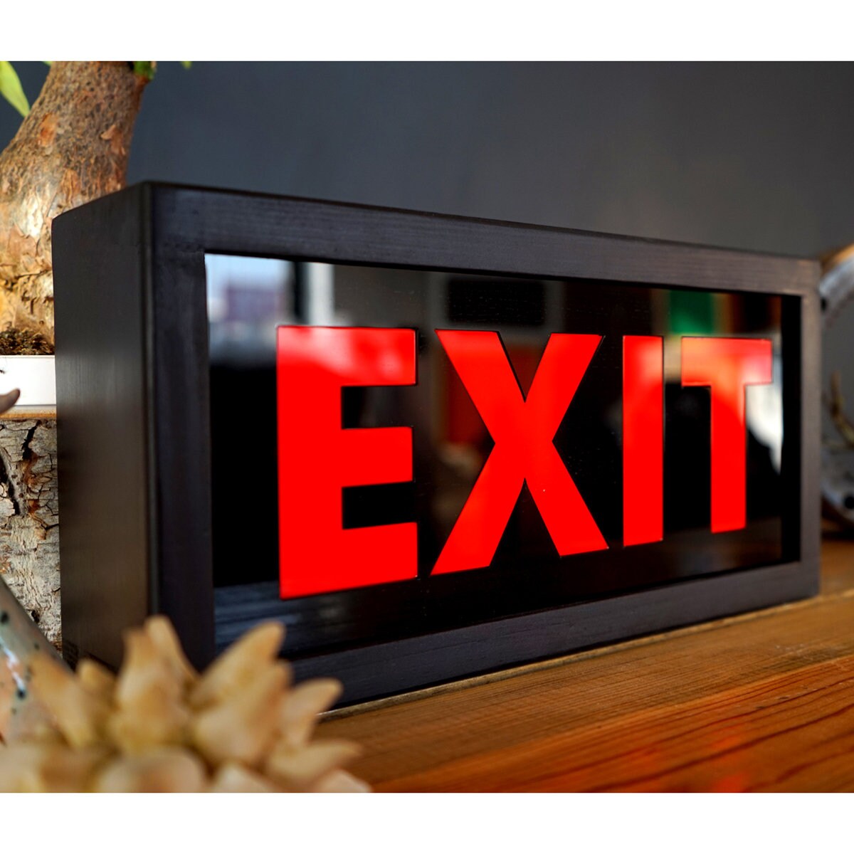 Exit Sign, Exit Lightbox, Light Box Sign, Exit Light, Exit Sign Light ...