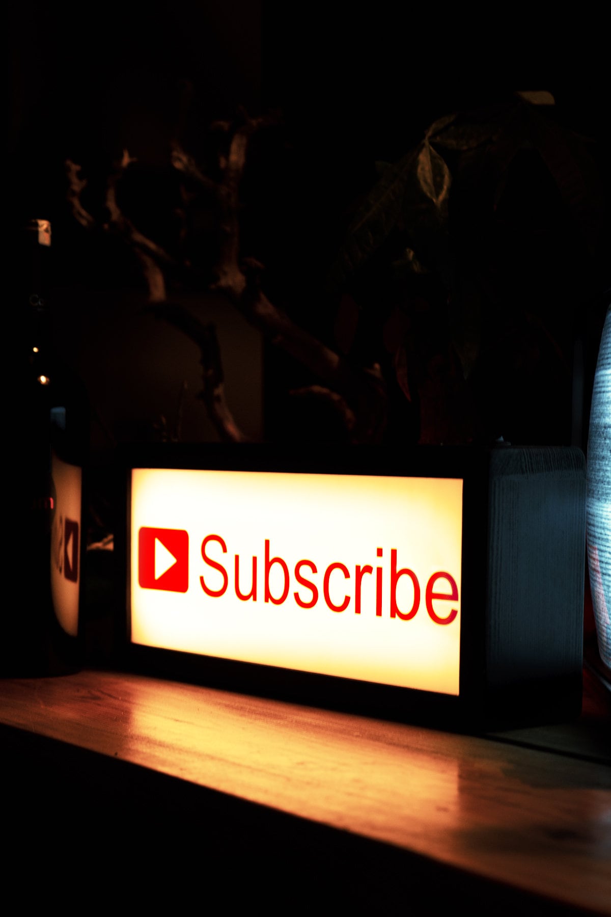 Subscribe Sign, Lightboxsign, Subscribelight, Decorative ...