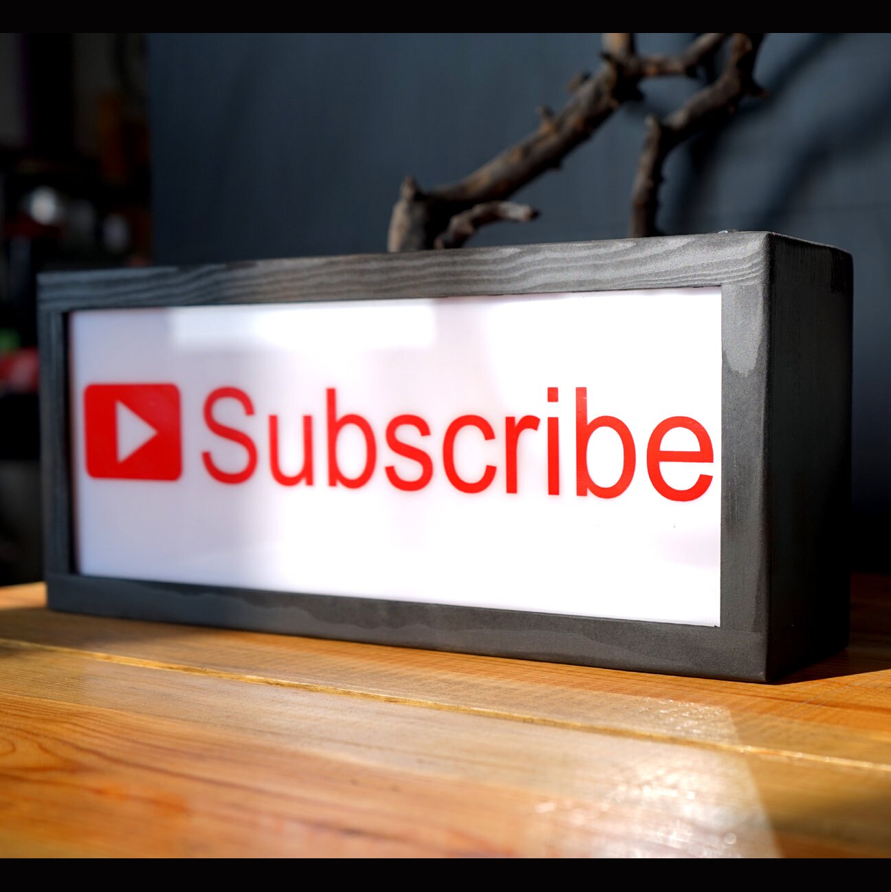 Subscribe Sign, Lightboxsign, Subscribelight, Decorative ...