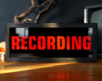 Recording Light Box - Etsy